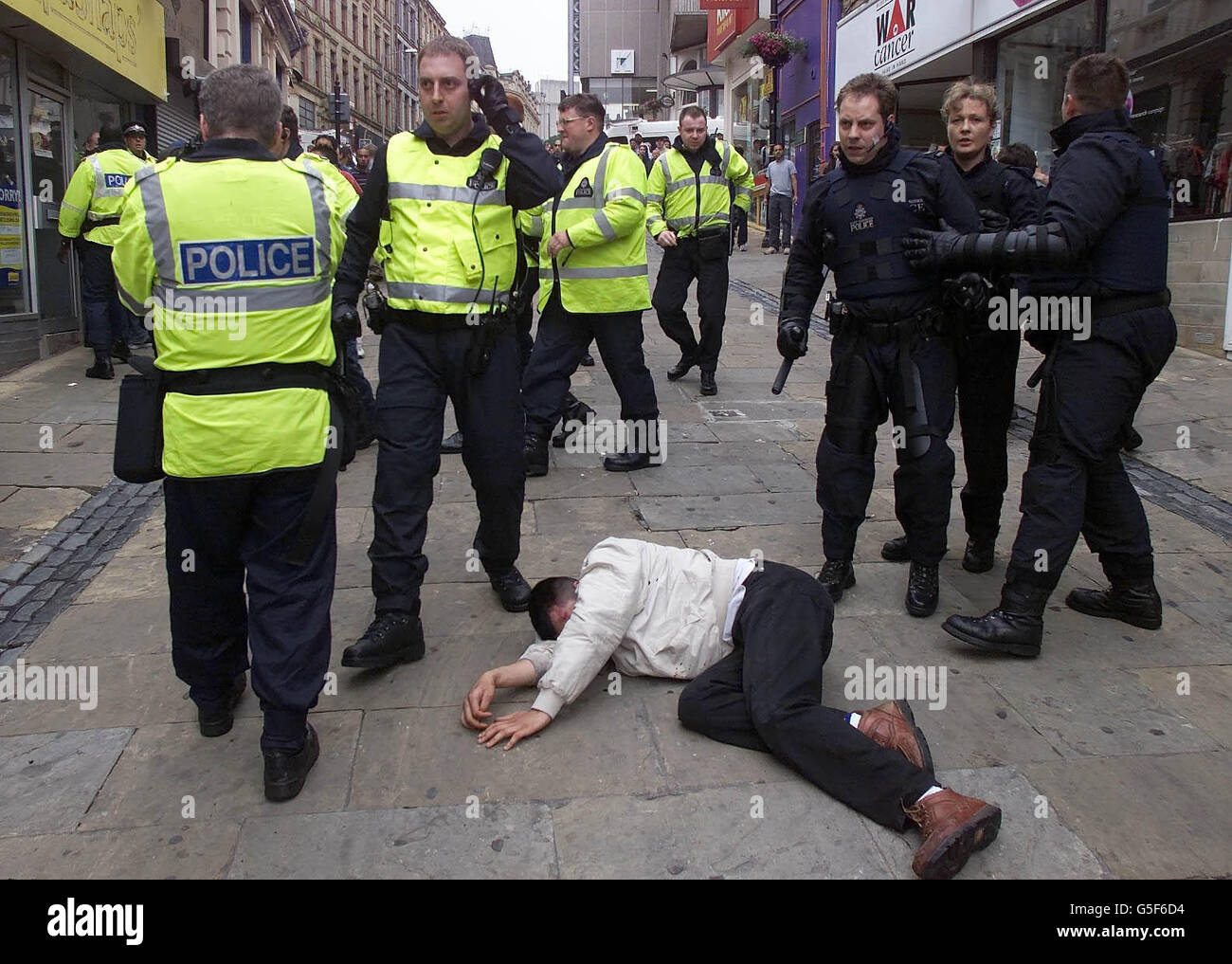 Bradford Racial Conflict Stock Photo - Alamy