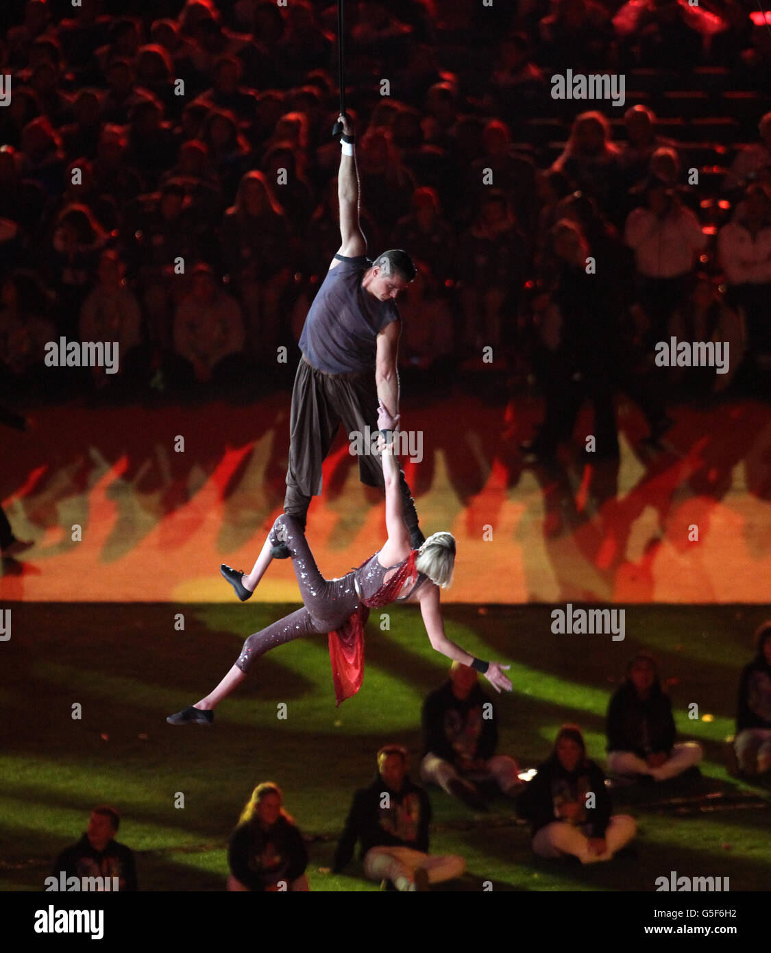 London Paralympic Games - Day 11. General View of performers during the ...
