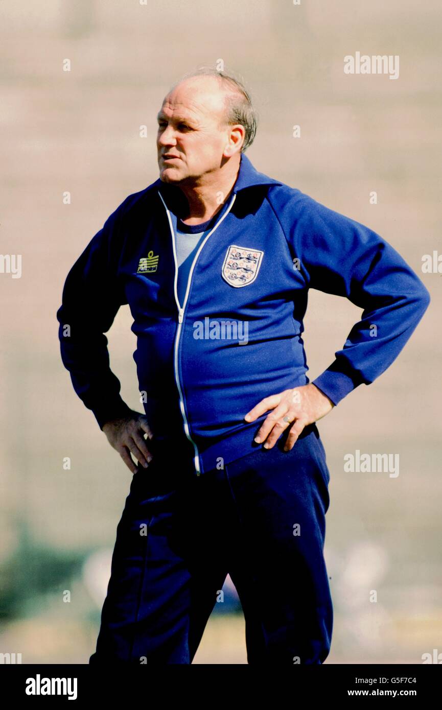 England manager ron greenwood hi-res stock photography and images - Alamy
