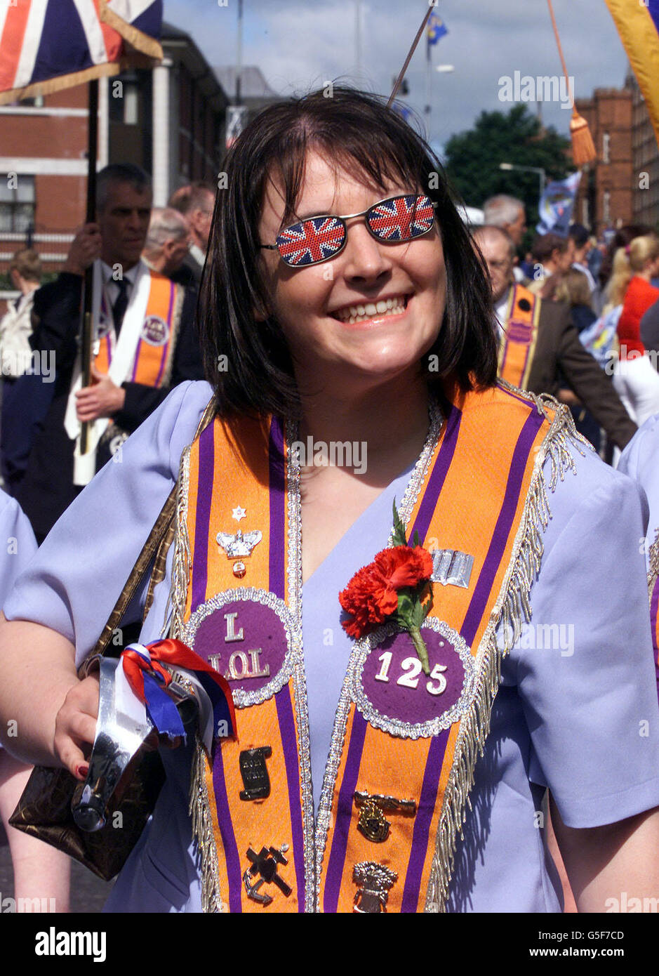 Orangewoman donna beattie from scotland hi-res stock photography and ...