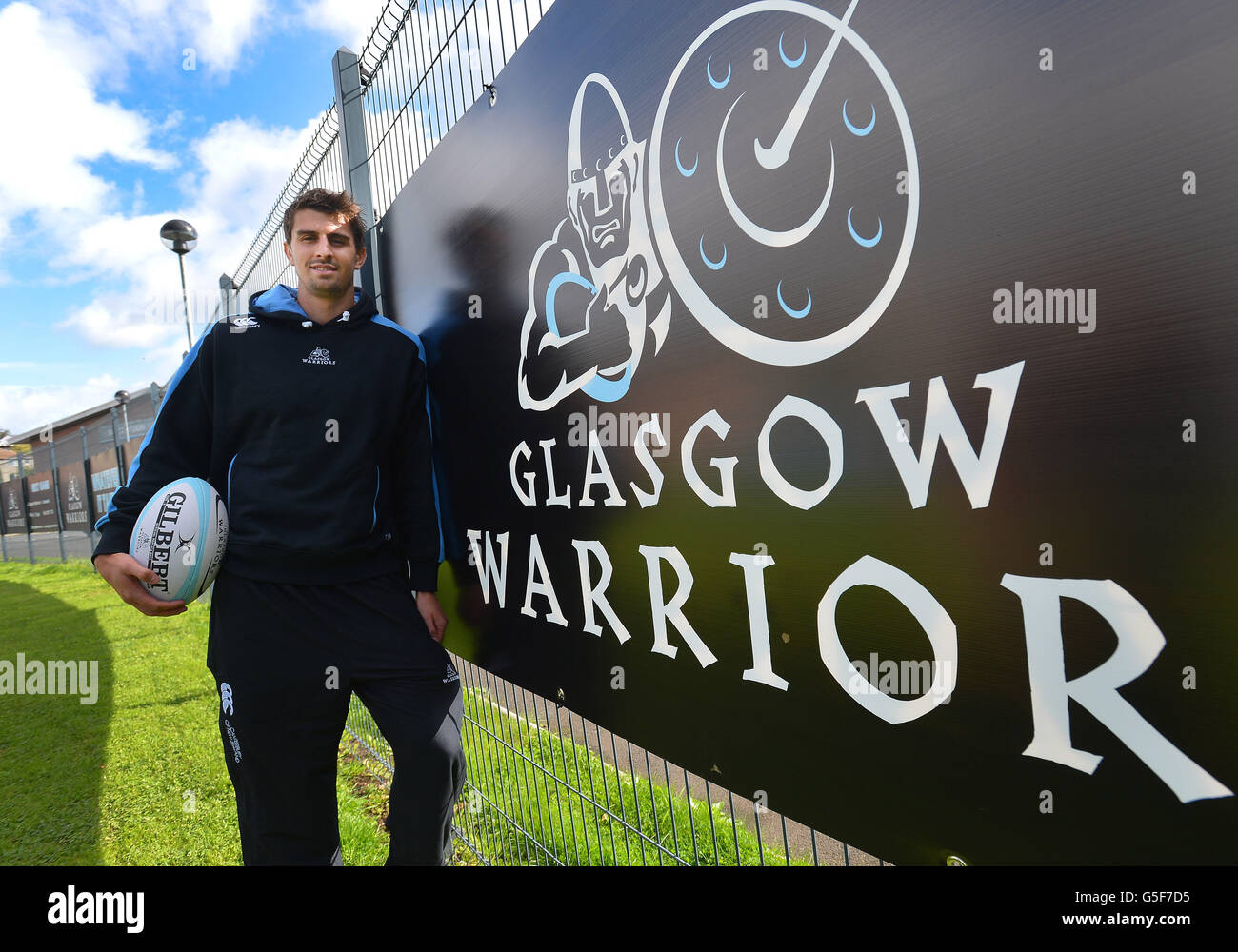 Peter Murchie during a team announcement at the Scotstoun Stadium ...