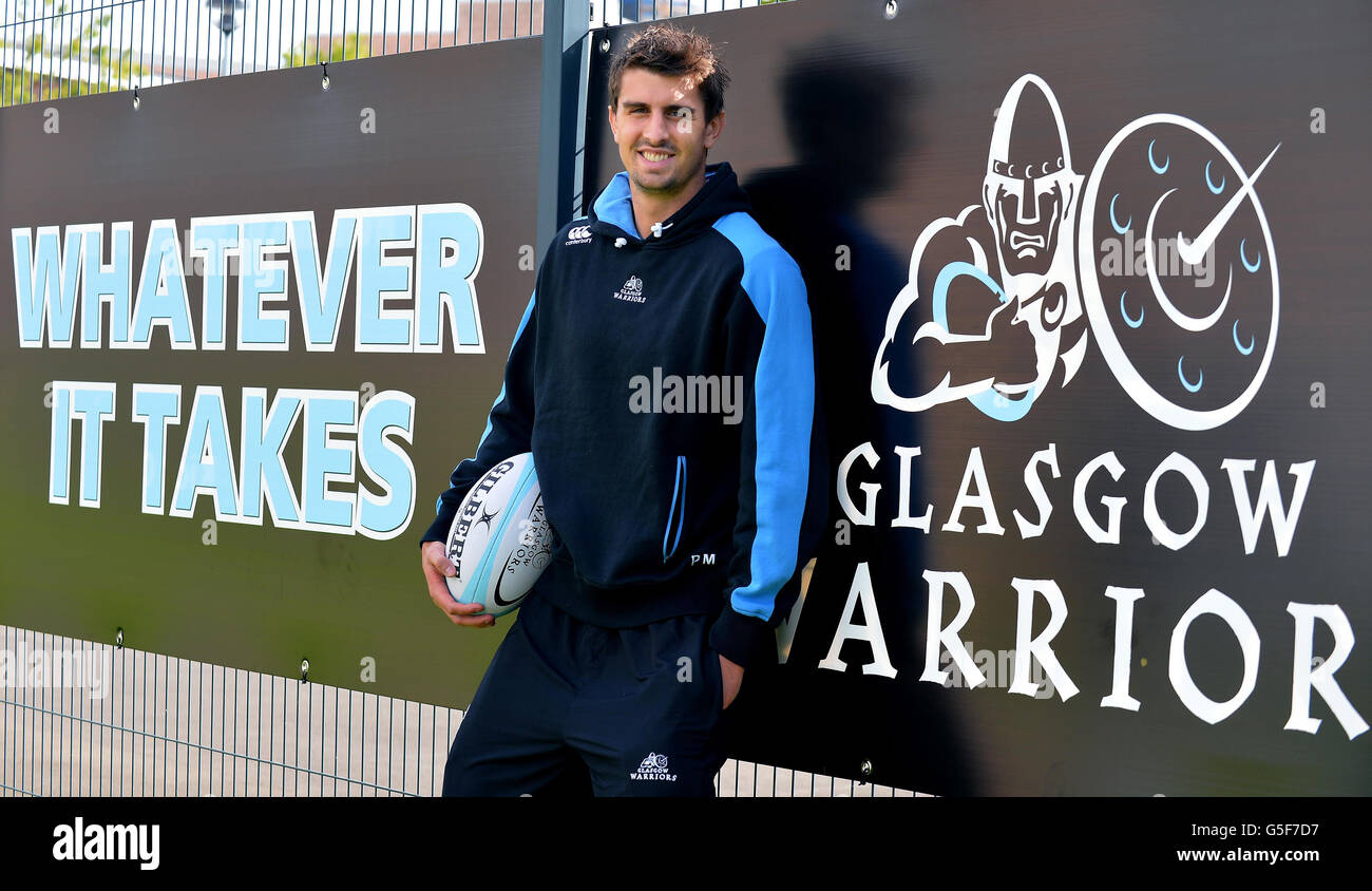 Peter murchie during a team announcement at the scotstoun stadium hi ...