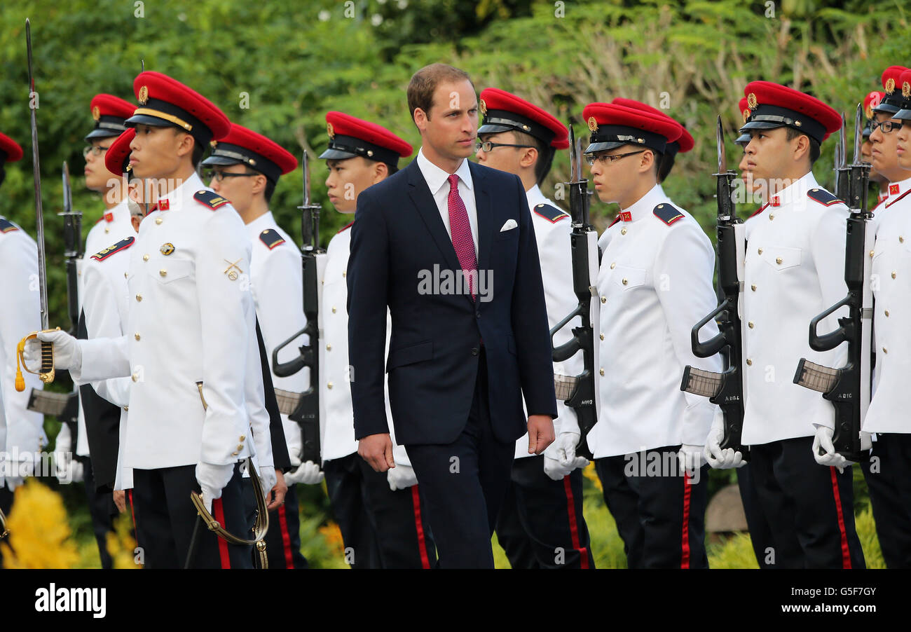 Royal tour of the Far East and South Pacific - Day One Stock Photo - Alamy