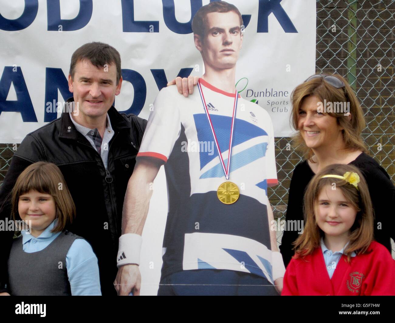 Andy Murray's family celebrate his US Open win Stock Photo - Alamy