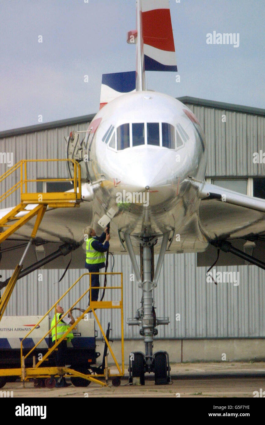 British Airways Concorde Stock Photo - Alamy