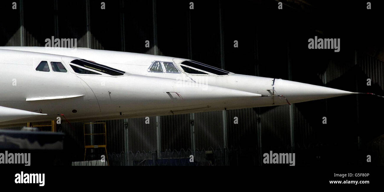 Concorde plane british airways hi-res stock photography and images - Alamy