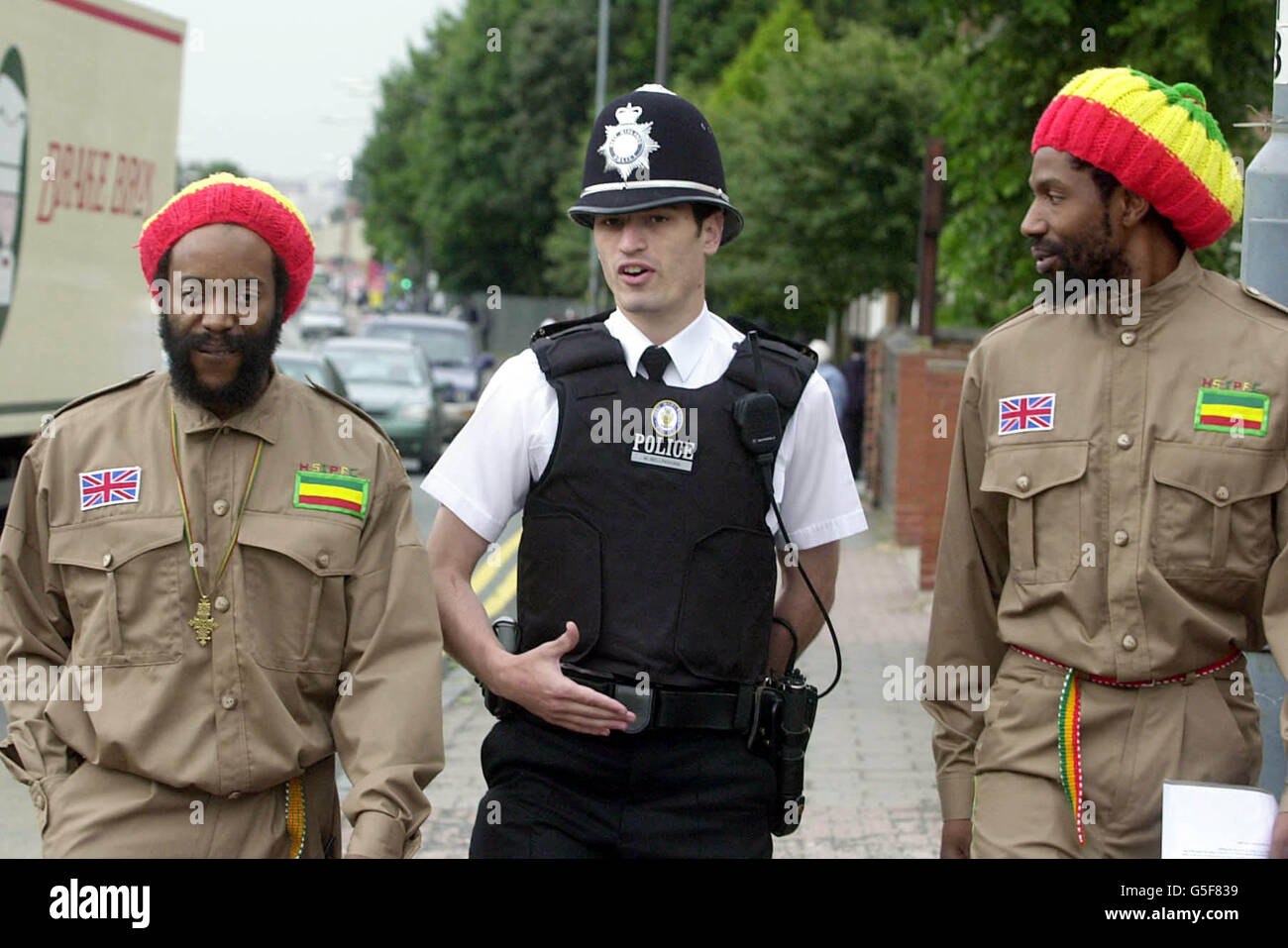 Patrol neighbourhood uniform rasta hats hi-res stock photography and ...