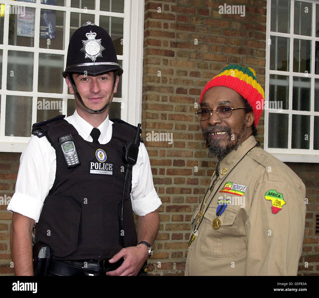 Sgt Tim Thurlow of West Midlands Police with Itabarica Naphtali of the ...