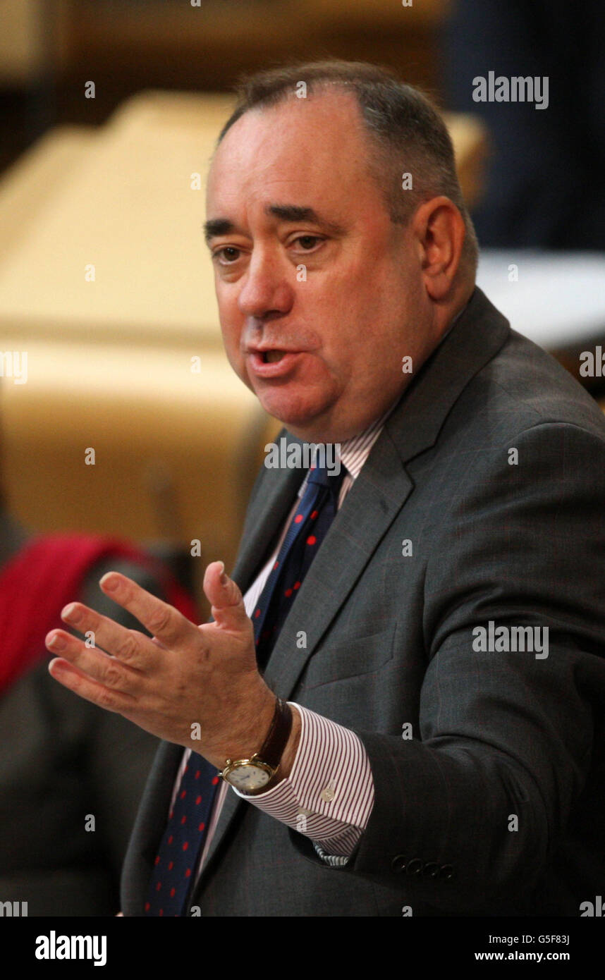 First Minister's Question Time Stock Photo - Alamy