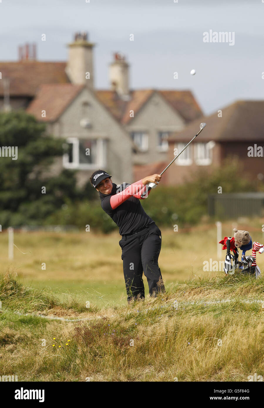 Colombia's Maria Jose Uribe on the 18th fairway during day one of the ...