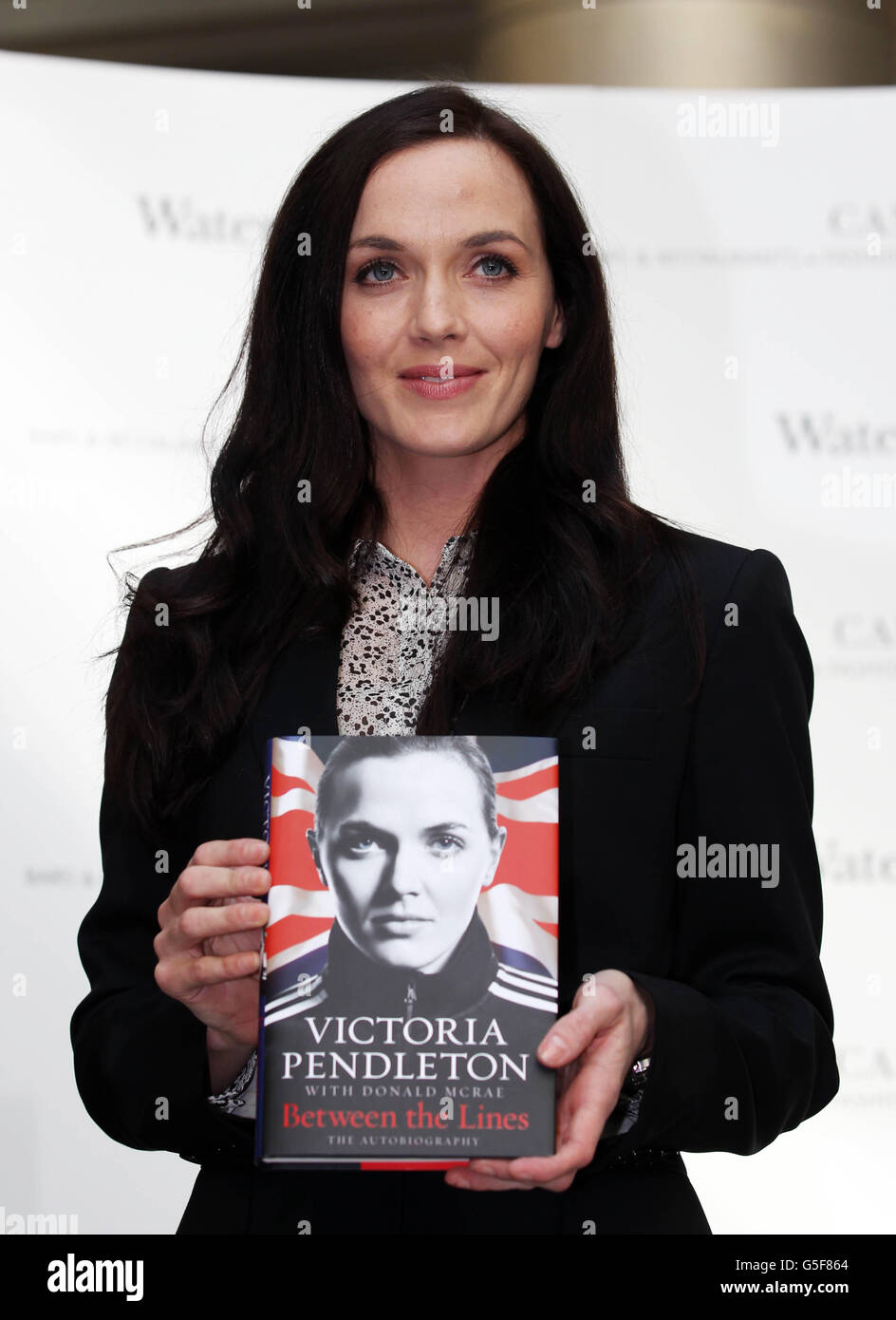 Victoria Pendleton at the launch of her autobiography, Between The ...
