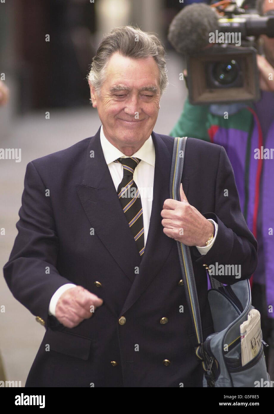 Jeffrey Archer Trial Stock Photo - Alamy