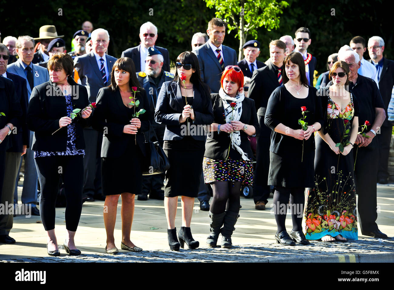 Sergeant Lee Davidson repatriated Stock Photo - Alamy