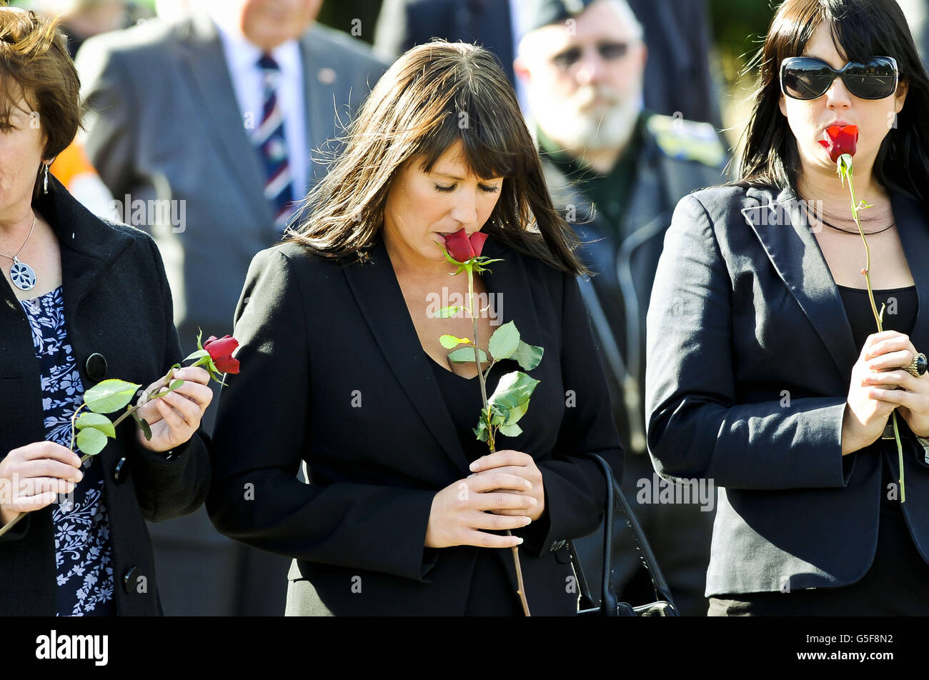 Sergeant Lee Davidson repatriated Stock Photo - Alamy