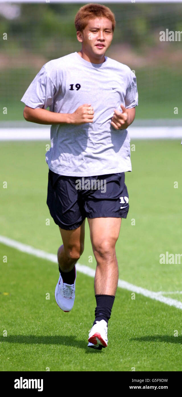 Arsenal Training Junichi Stock Photo - Alamy