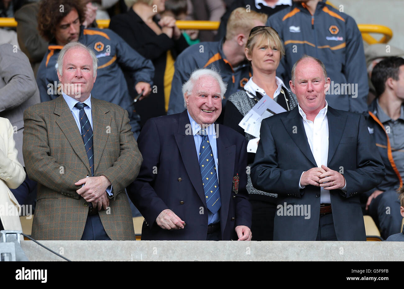 (left to right) Jonathan Hayward, Wolverhampton Wanderers Honorary ...