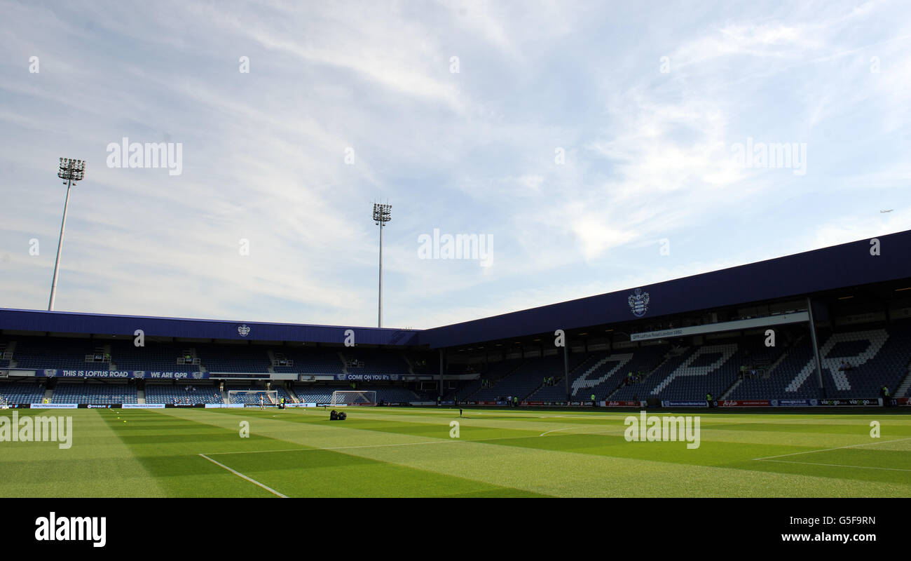 General view of Loftus Road, home to Queens Park Rangers Stock Photo ...