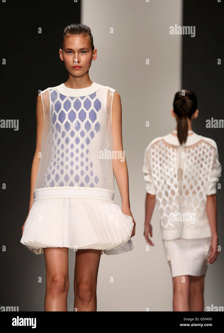 Models on the Catwalk during the David Koma Spring/Summer 2013 fashion ...