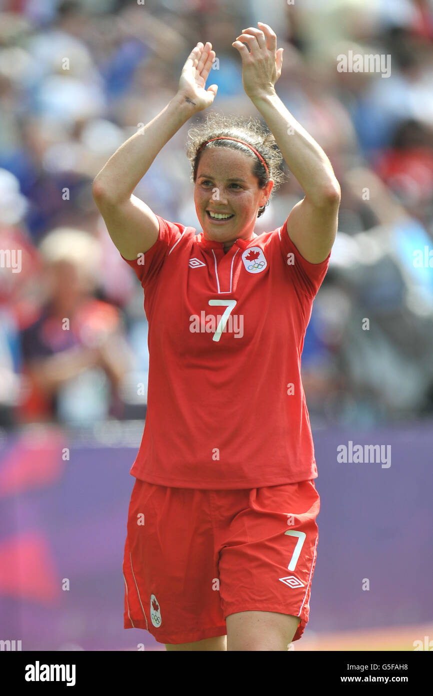 London Olympic Games - Day 13. Rhian Wilkinson, Canada Stock Photo - Alamy
