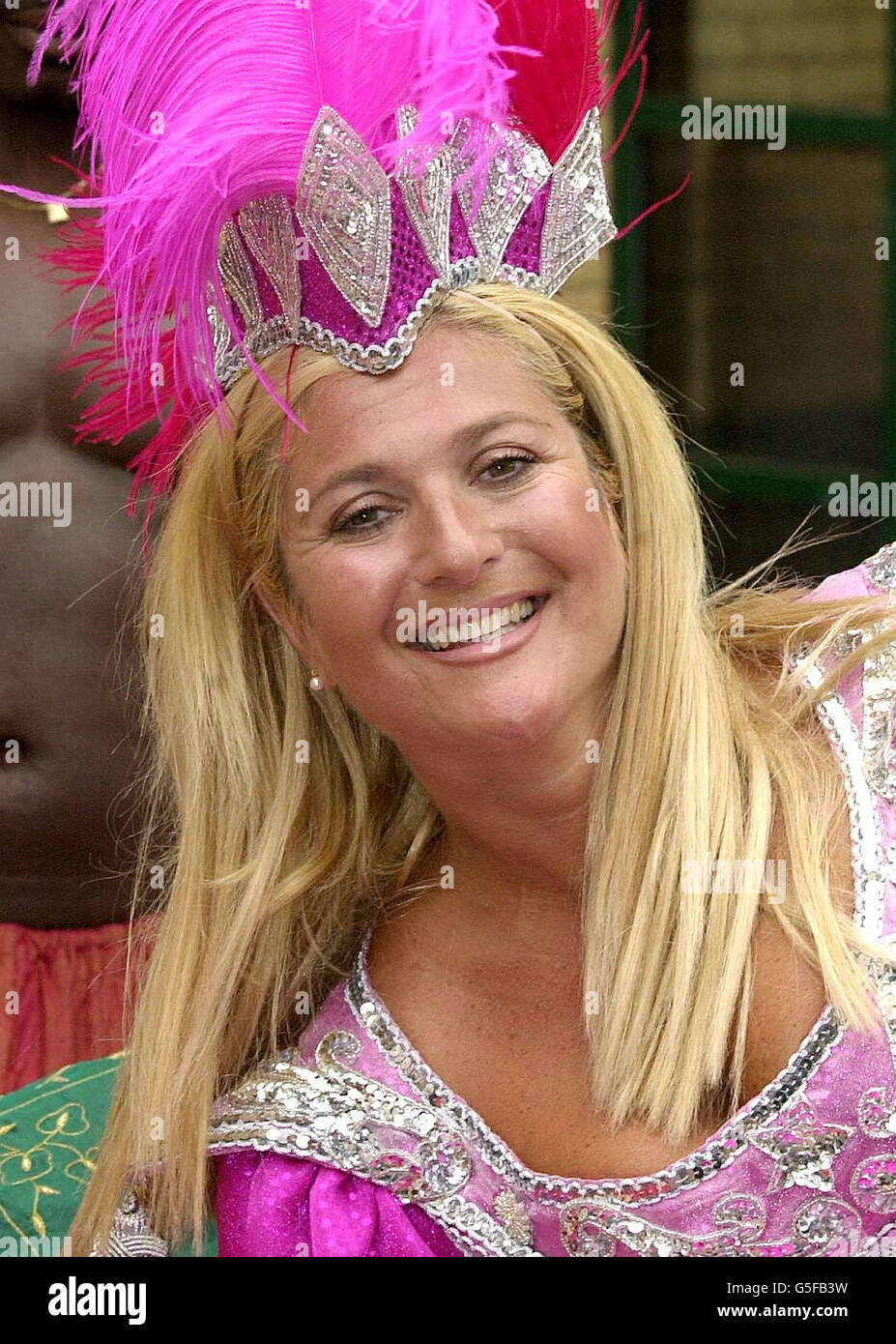 Vanessa Feltz appears as Genie to promote the pantomime 'Aladdin,' at ...