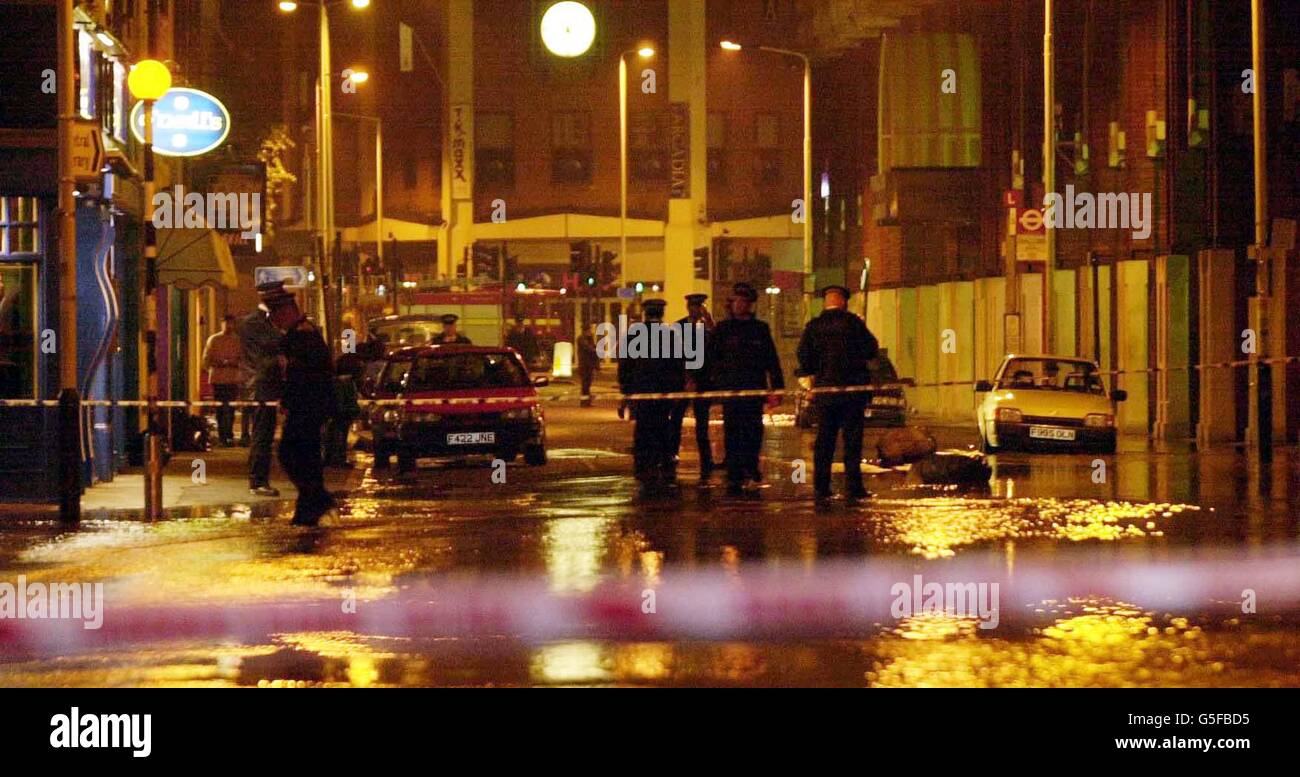 Bomb terrorism flood damage street police officers disaster hi-res ...