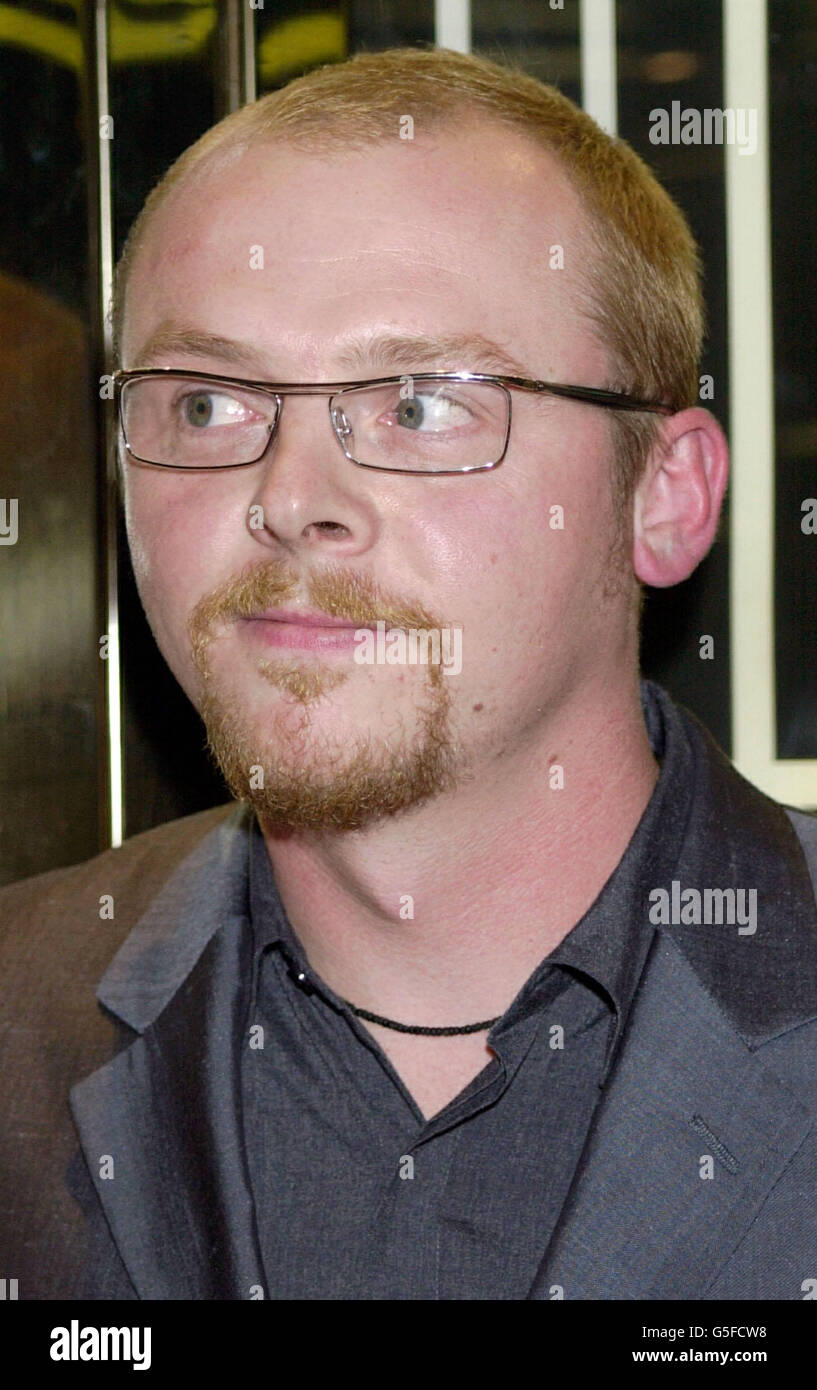 Actor Simon Pegg, from the comedy series 'Spaced', who stars in the new ...