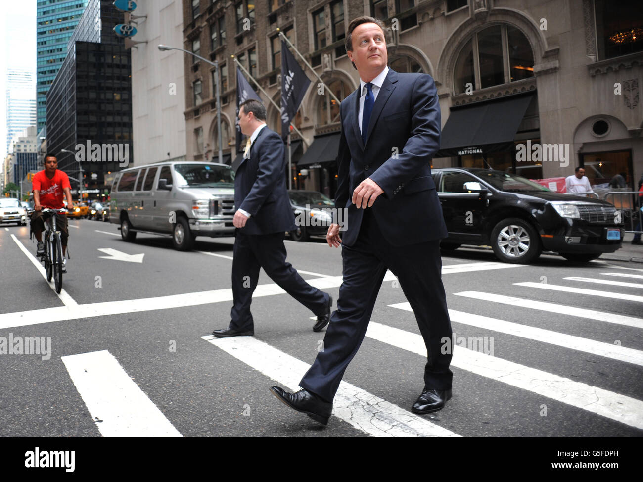 Cameron visits US Stock Photo - Alamy