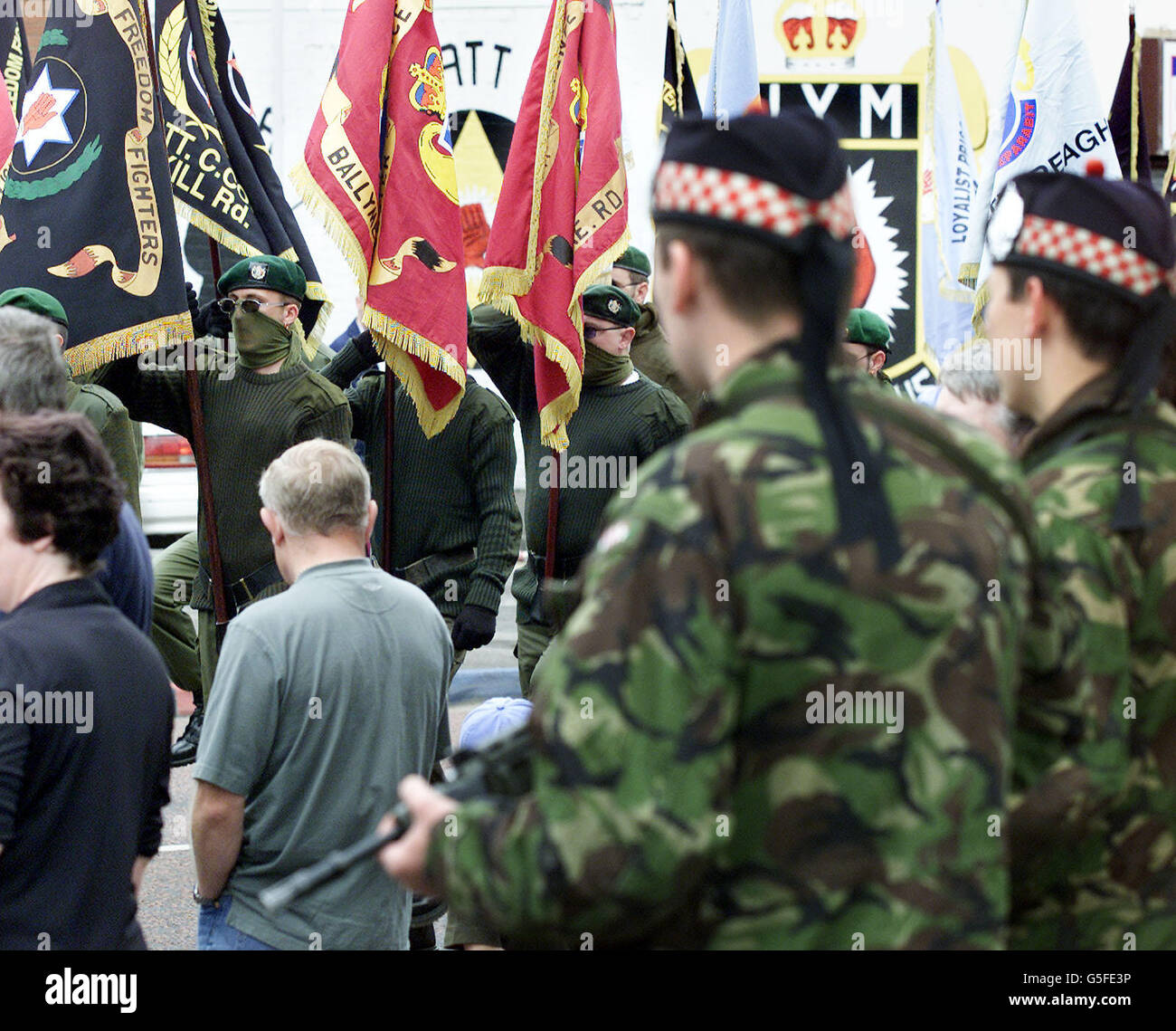 A ulster volunteer force uvf mural hi-res stock photography and images ...
