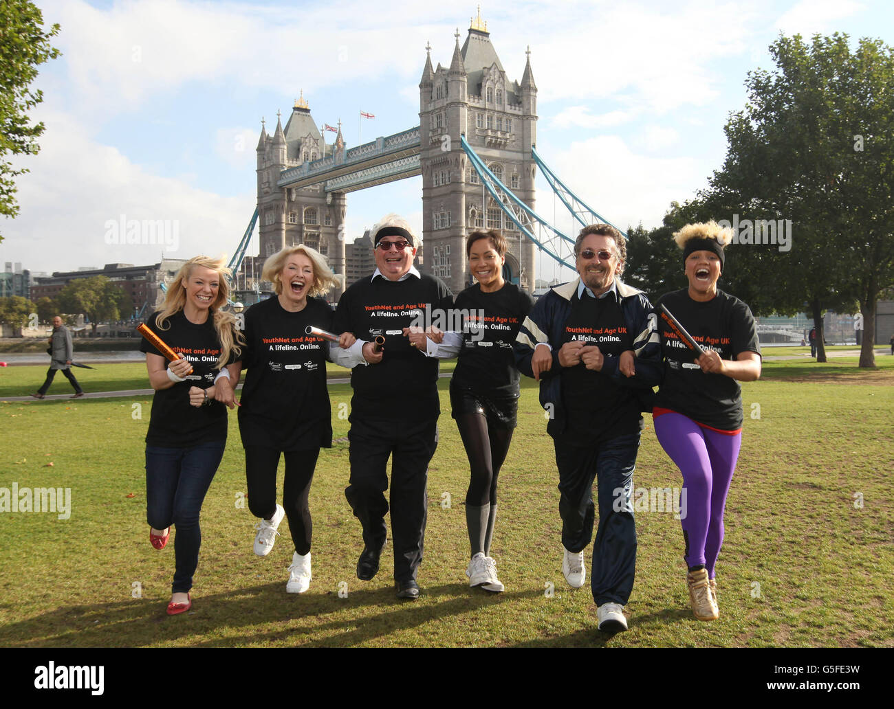 (Left to right) Liz McClarnon, Diana Moran, Christopher Biggins, Cush ...