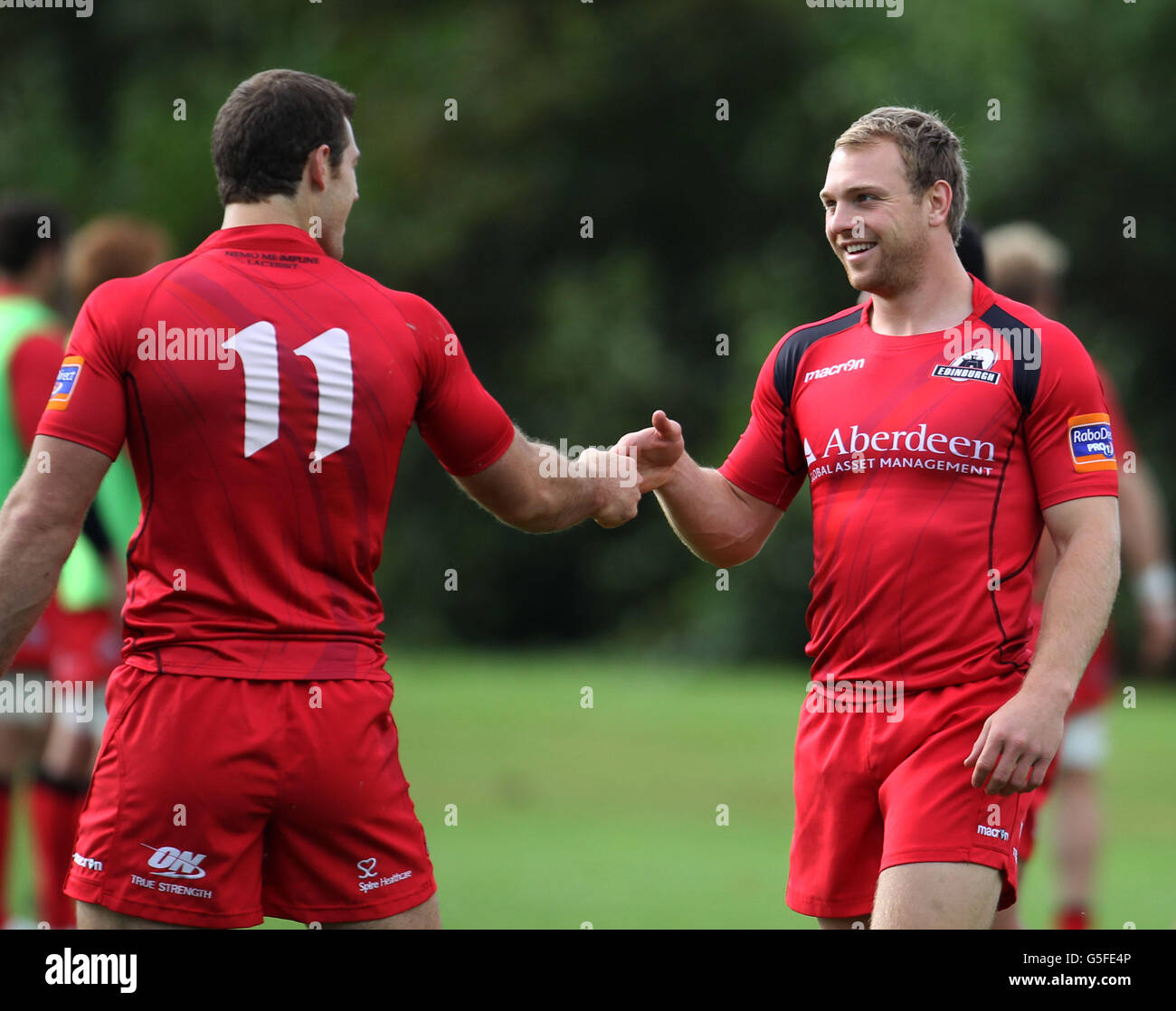 Rugby Union - Edinburgh Team Announcement and Training - Murrayfield ...