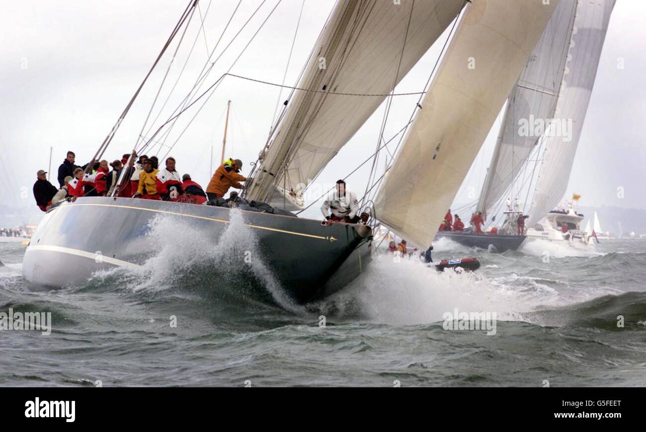 Sailing America's Cup Jubilee Stock Photo - Alamy