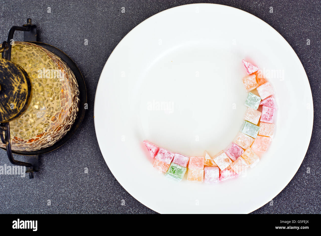 Rahat Delight in the Form of the Moon Stock Photo - Alamy