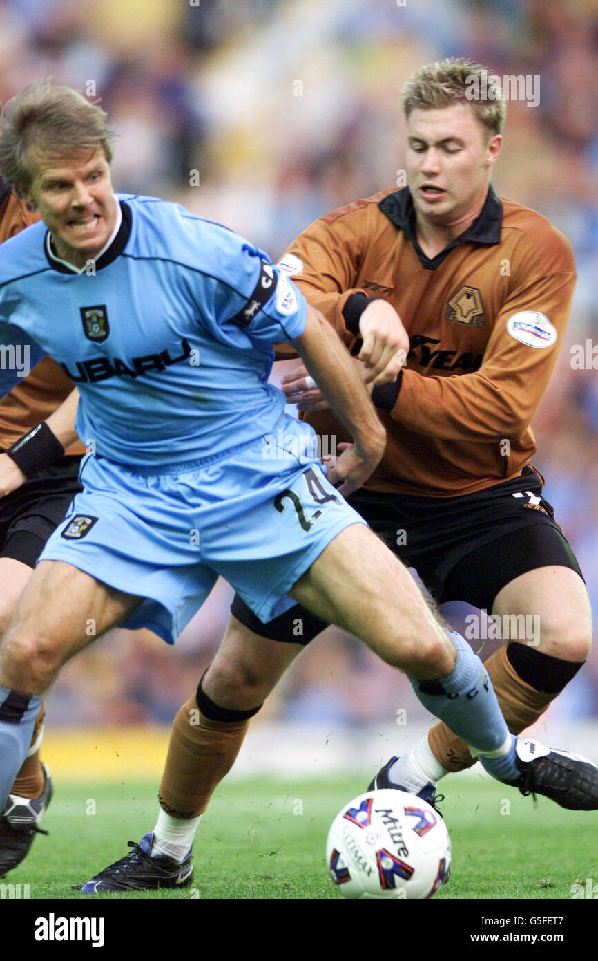 Coventry V Wolves League football Stock Photo - Alamy