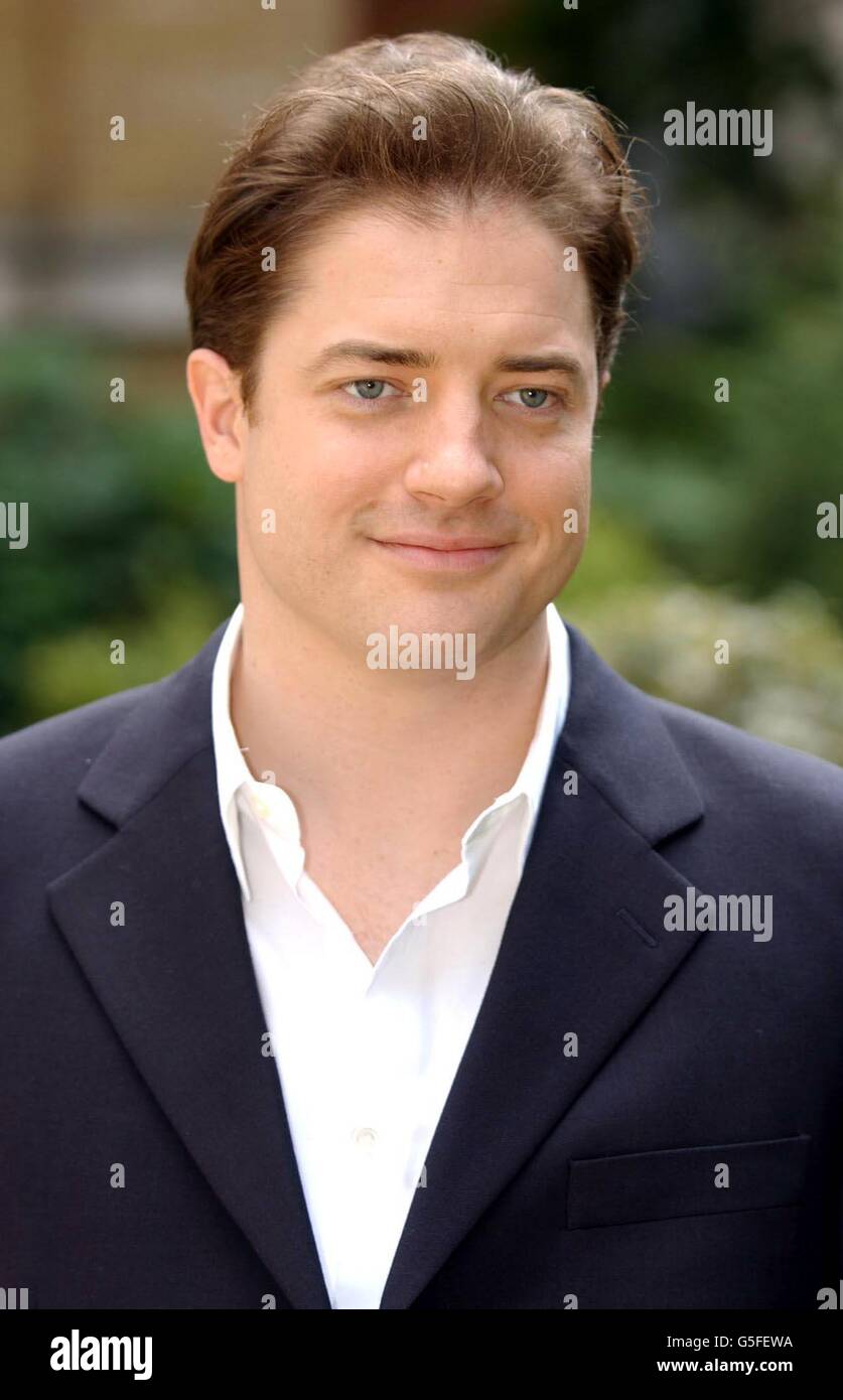 American actor Brendan Fraser poses during a photocall outside The ...