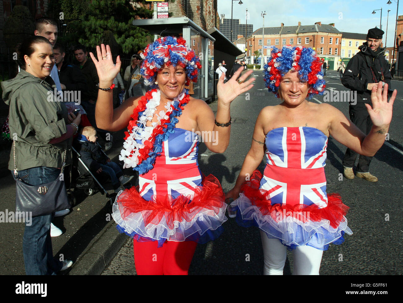 Orange Order parade Stock Photo - Alamy