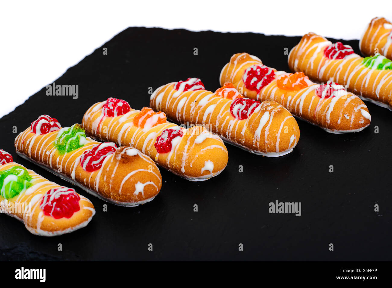 Delicious Sweet Cookies with Jujube Stock Photo - Alamy
