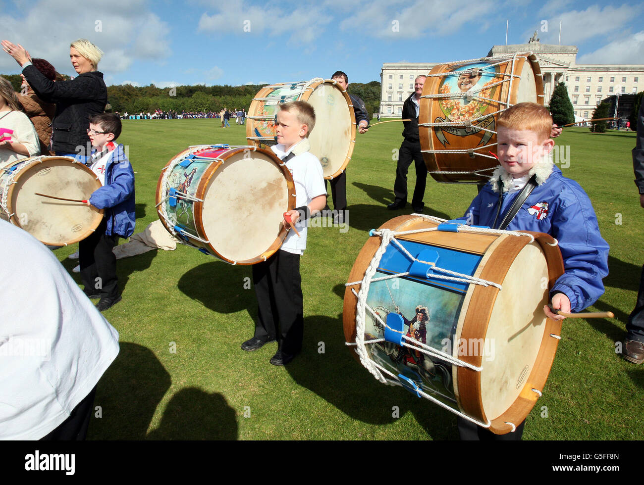 Orange Order parade Stock Photo - Alamy