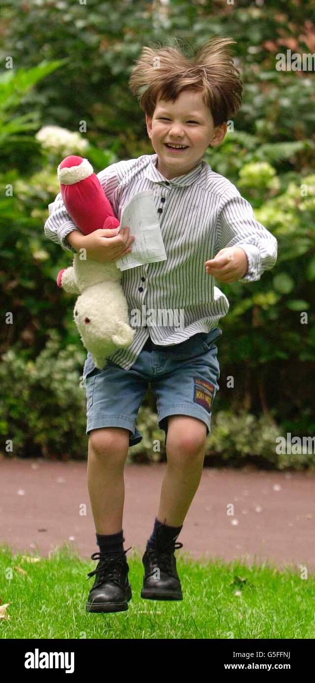 Arran fernandez youngest pass gcse hi-res stock photography and images ...