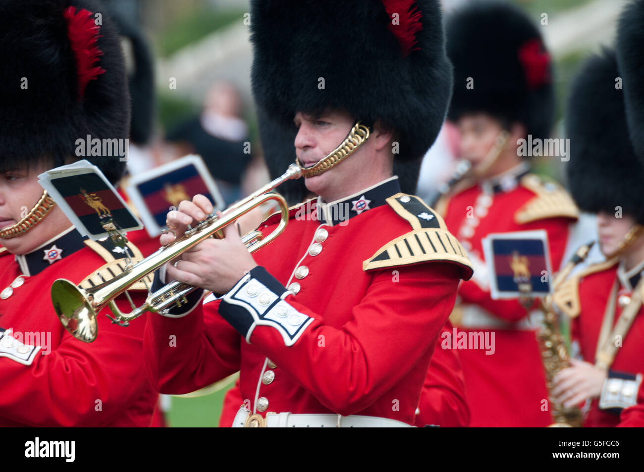 North America, Canada, Ontario, Ottawa, changing of the guard ceremony ...