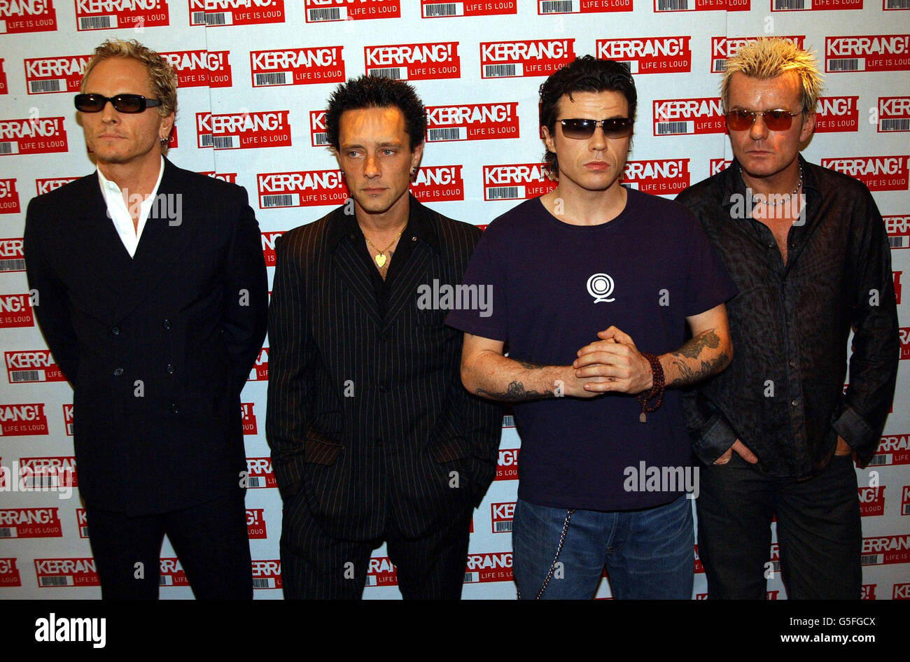 Arrive at the kerrang awards in london the kerrang awards hi-res stock ...