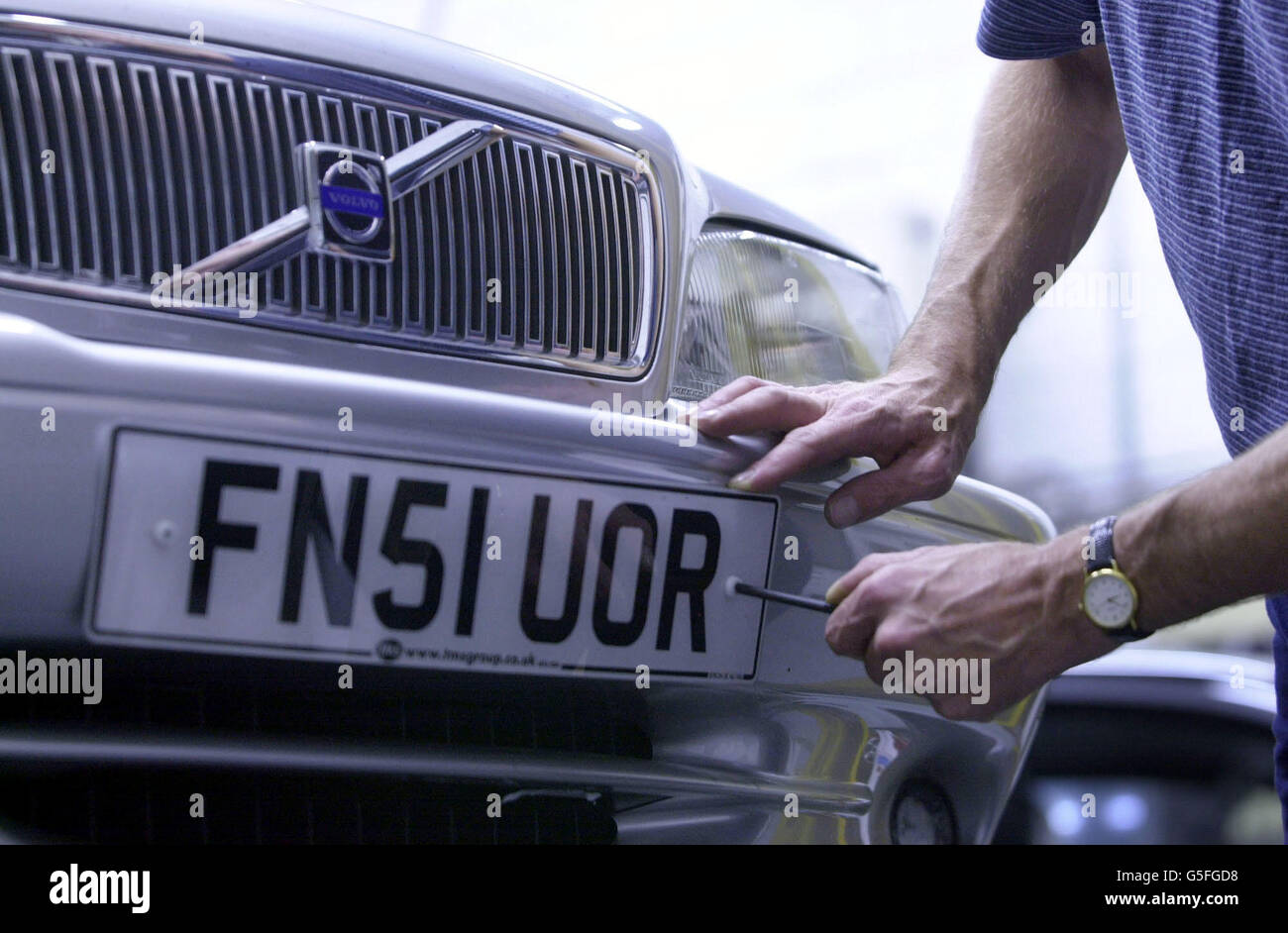 Two vehicle registration plates hi-res stock photography and images - Alamy