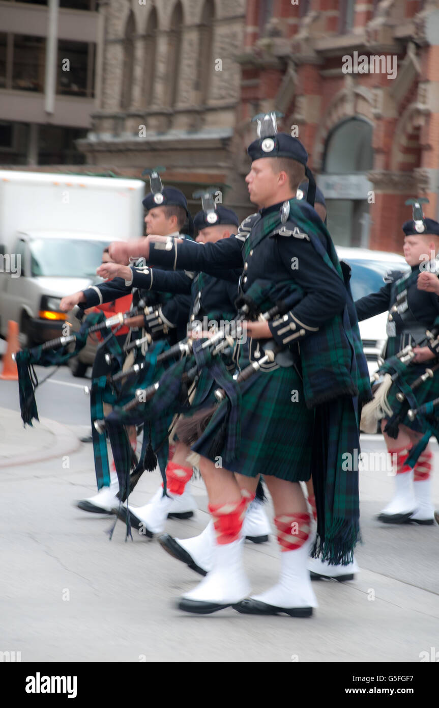 North America, Canada, Ontario, Ottawa, changing of the guard ceremony ...