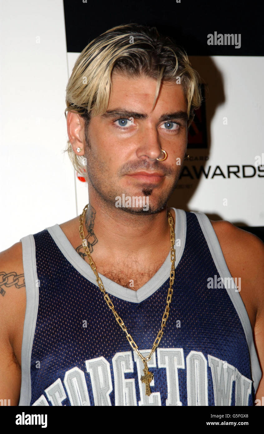 Shane Lynch, the former member of Irish boy band Boyzone during the ...