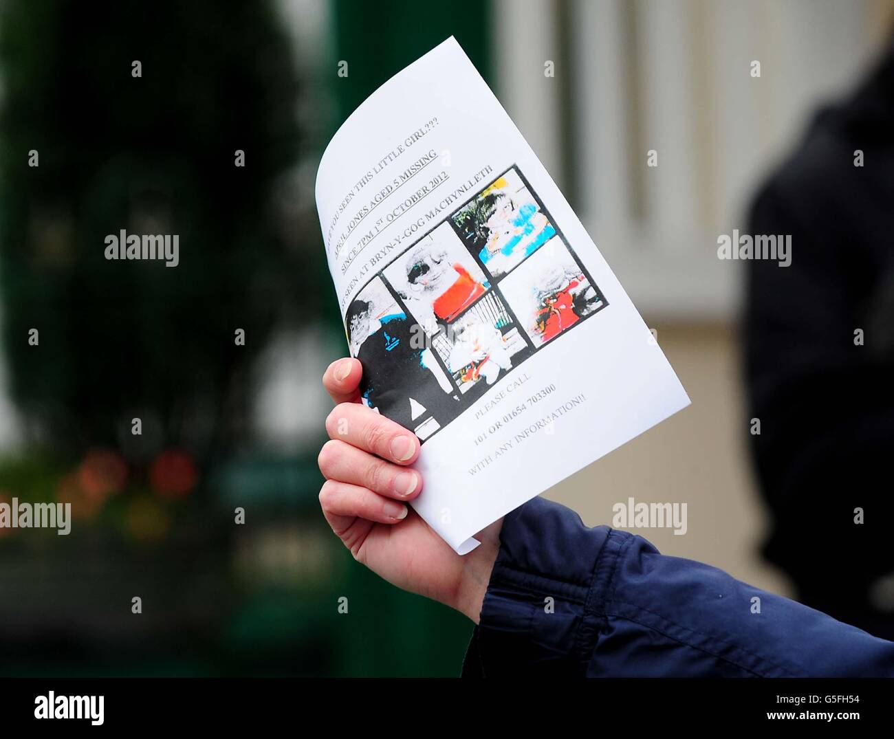 April Jones missing Stock Photo - Alamy