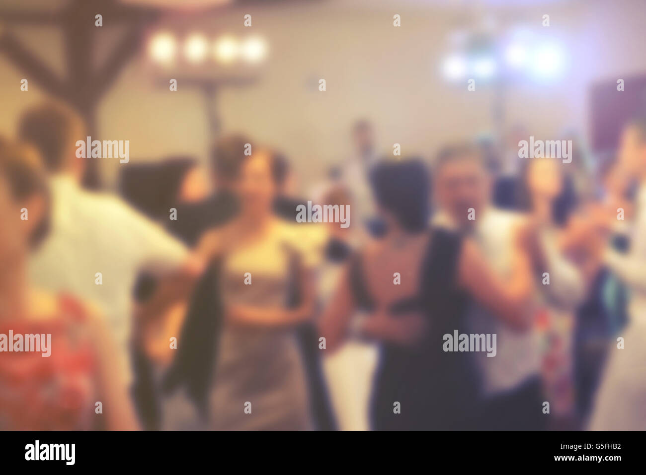 Abstract blur people in party Stock Photo - Alamy