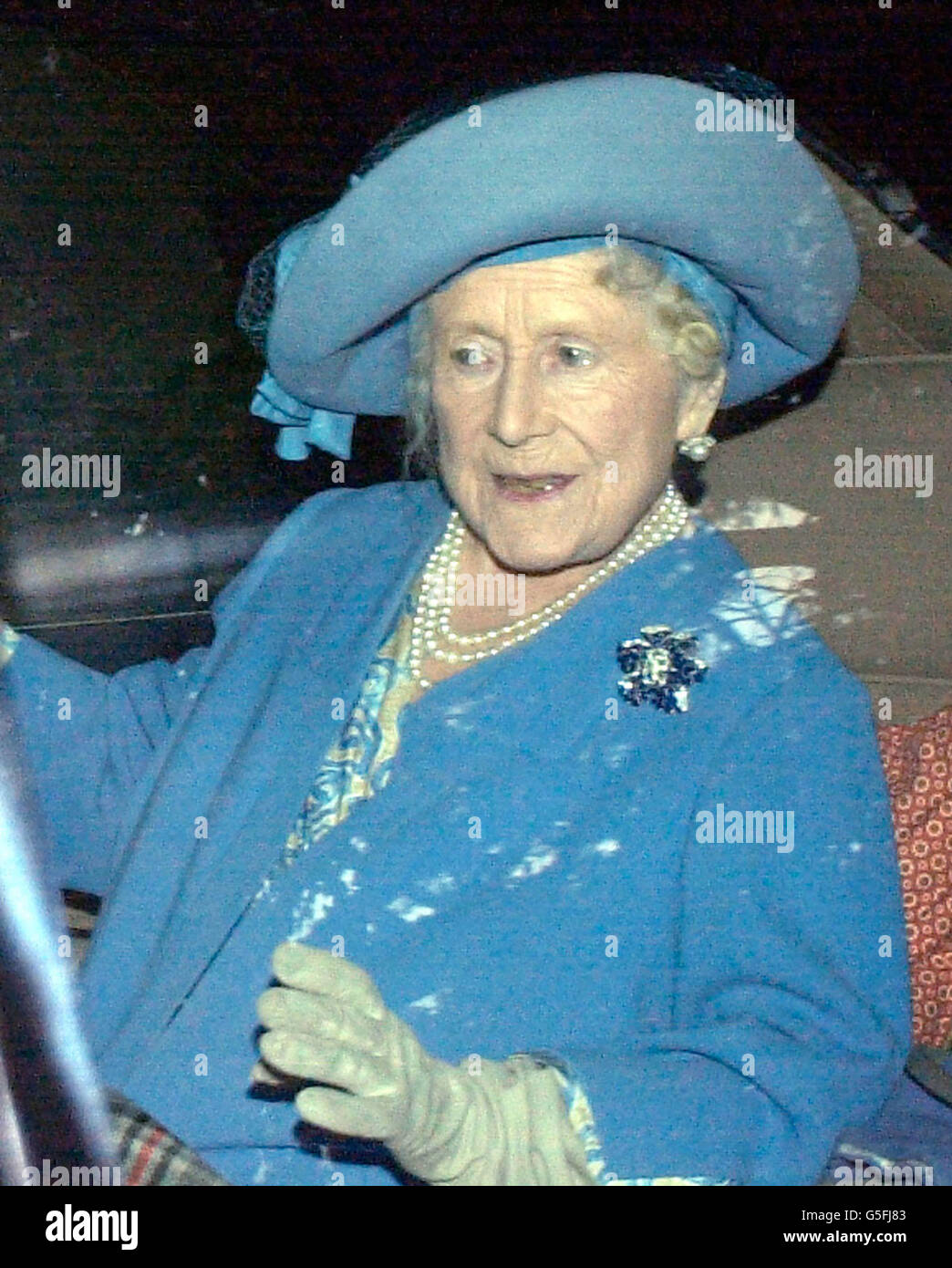 Queen Mother Balmoral Stock Photo - Alamy