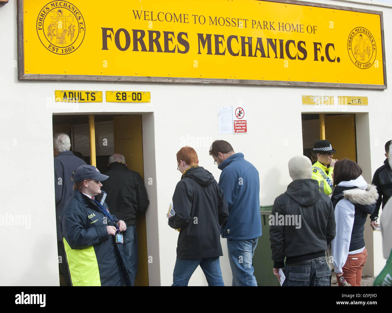 Home of forres mechanics hi-res stock photography and images - Alamy