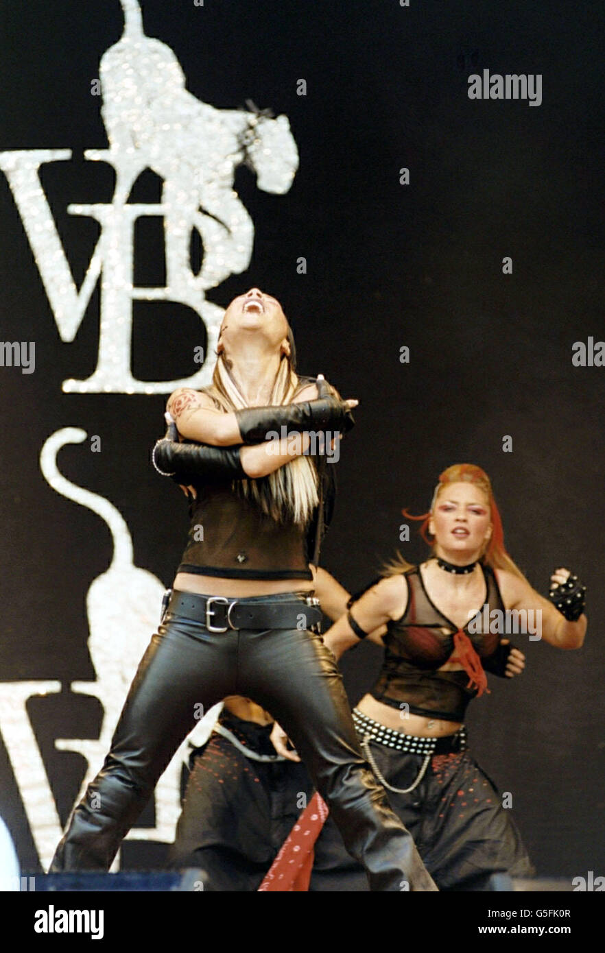 Singer Victoria Beckham on stage during the BBC Radio 1, One Big Sunday ...