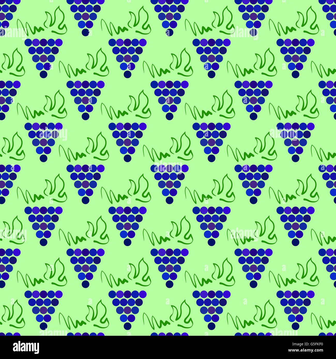 Grapes Seamless Pattern Stock Vector Image & Art - Alamy