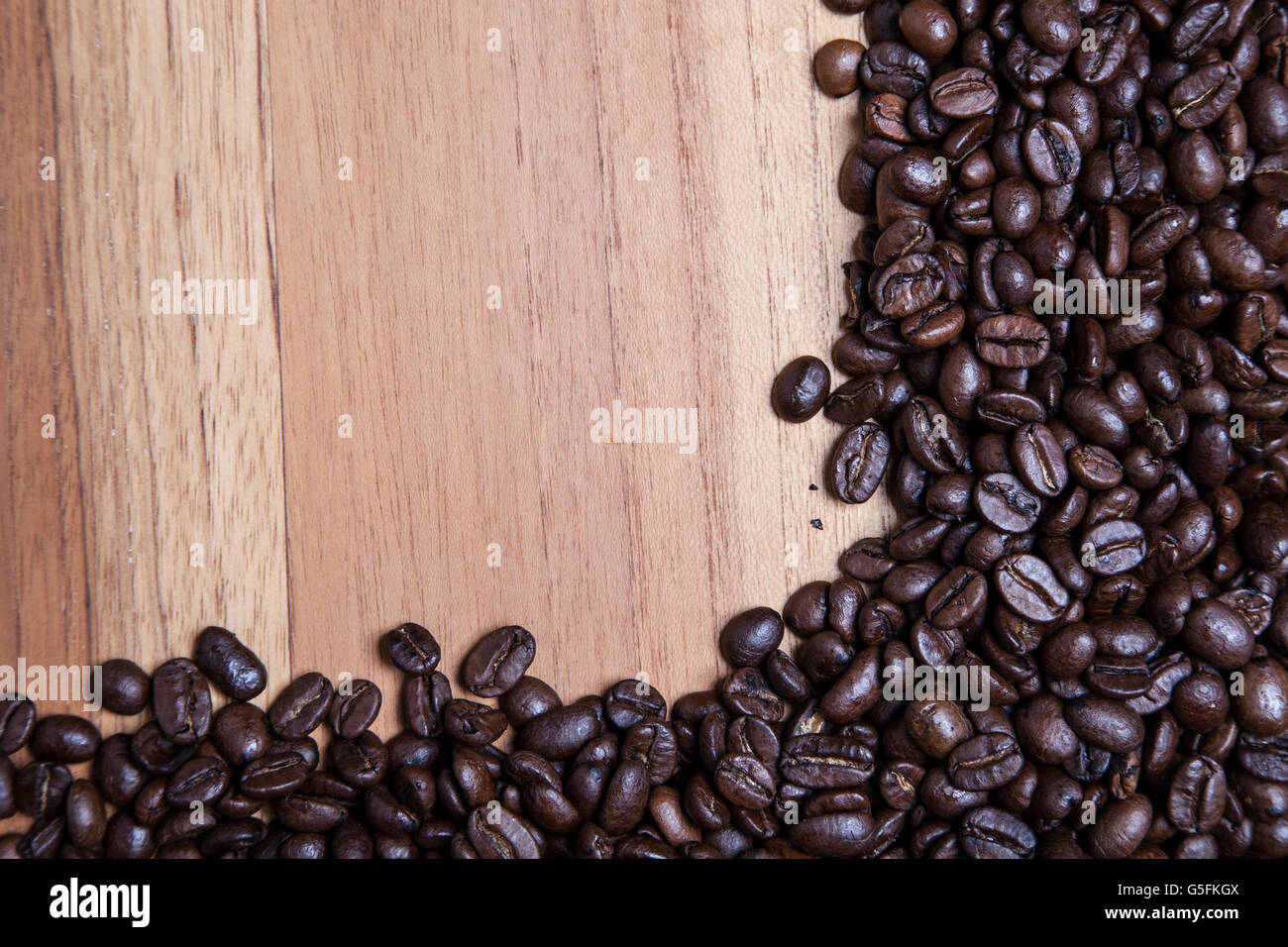 coffee beans in the corner Stock Photo - Alamy